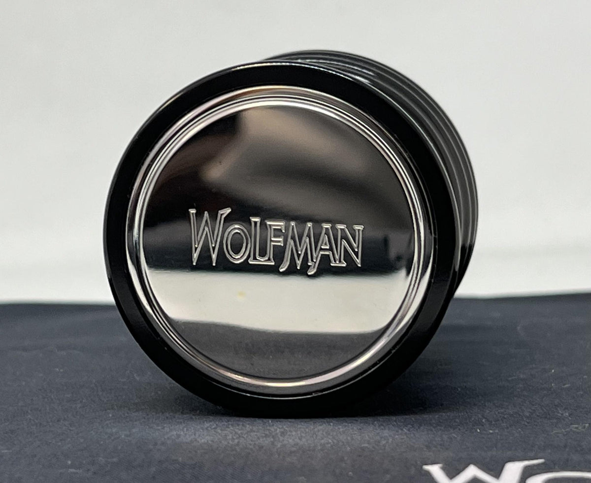 WRB2 - Aluminum Anodized (Black - 26mm) – Wolfman Razors